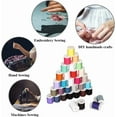 60Pcs Polyester Sewing Thread Set, All-Purpose Spools for Hand/Machine ...