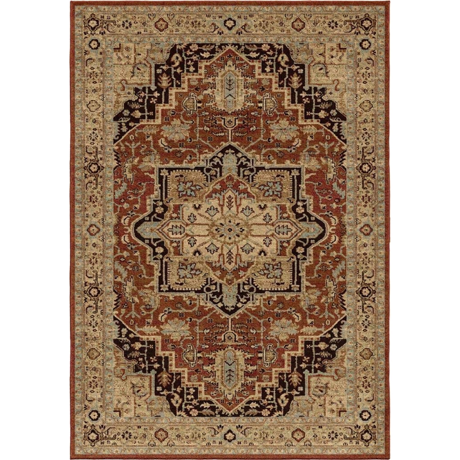 Orian Rugs Heriz Medallion Rouge 2'2"x8' - Walmart.com