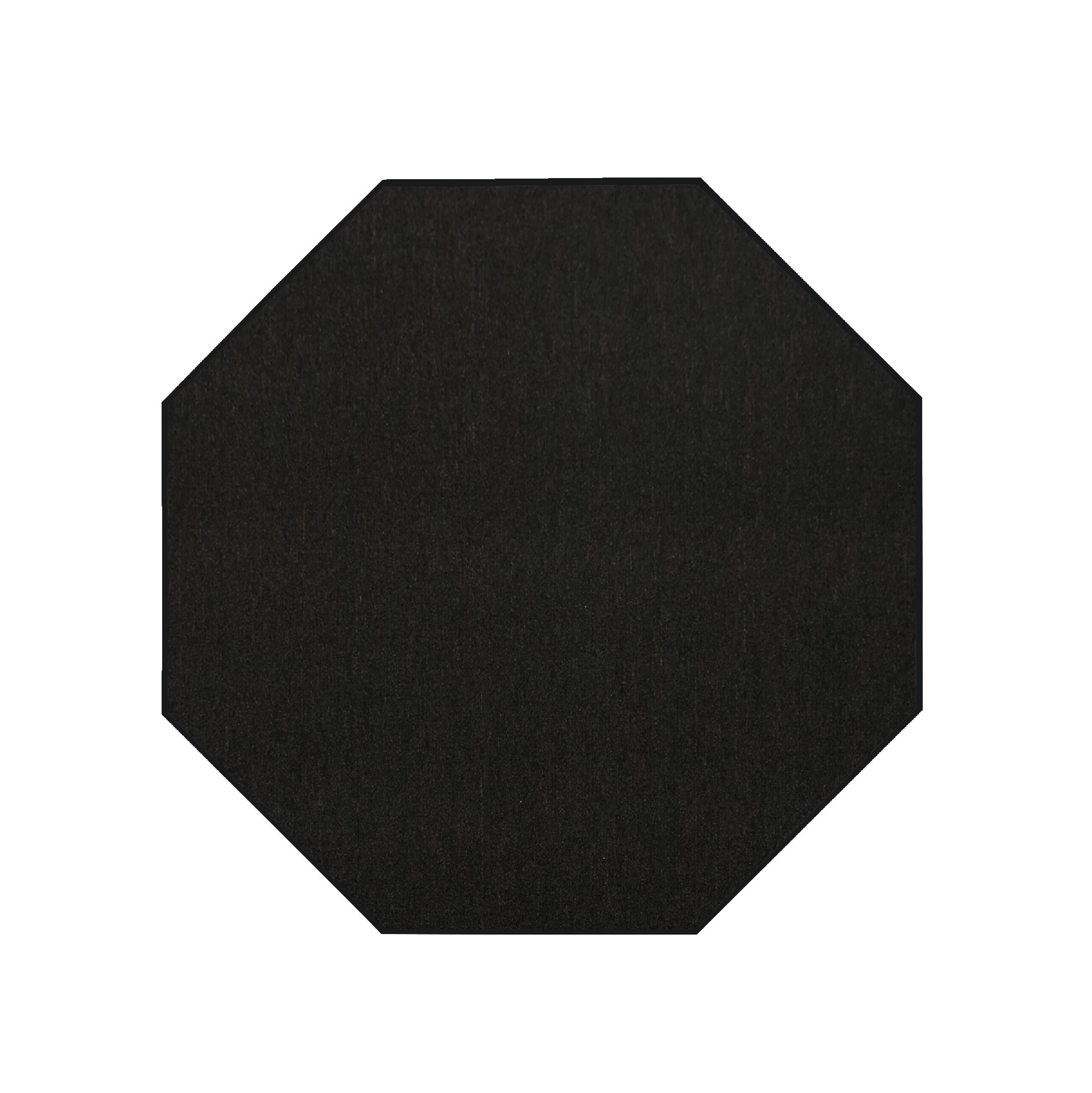 Furnish My Place Neyland Custom Rug - 6 ft., Octagon, Black, Floor Area ...