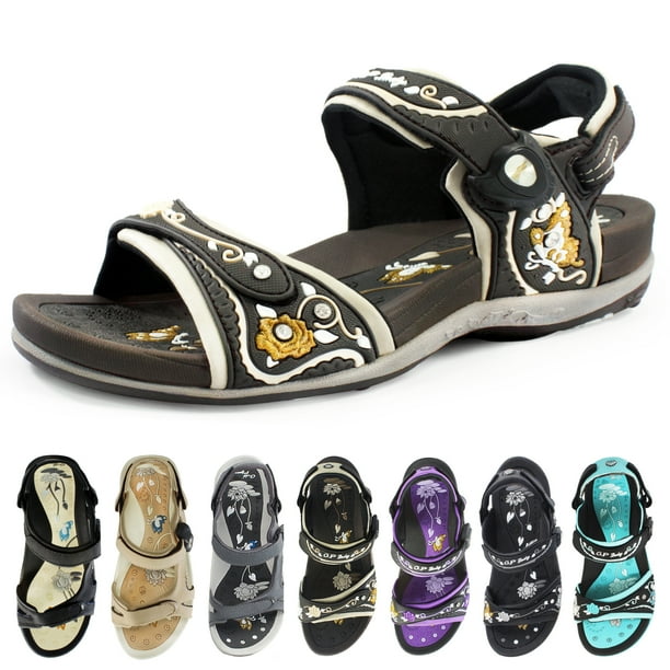 GP Signature Snap Lock Sandals for Women - Walmart.com