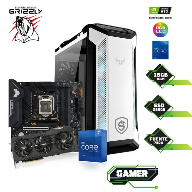 PC GAMER GRIZZLY NVIDIA GEFORCE RXT 3080 TI INTEL CORE I7 11700KF 5GHZ ...