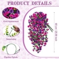 Artificial Hanging Petunias with Long Vine Morning Glory and Eucalyptus ...