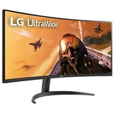 "LG 34"" Ultrawide 34WP60C-B Gaming LCD Monitor, UW-QHD Curved Screen ...
