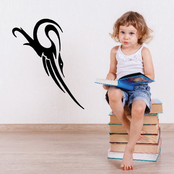 Swoosh Swan Decal - 36 Inches - Walmart.com