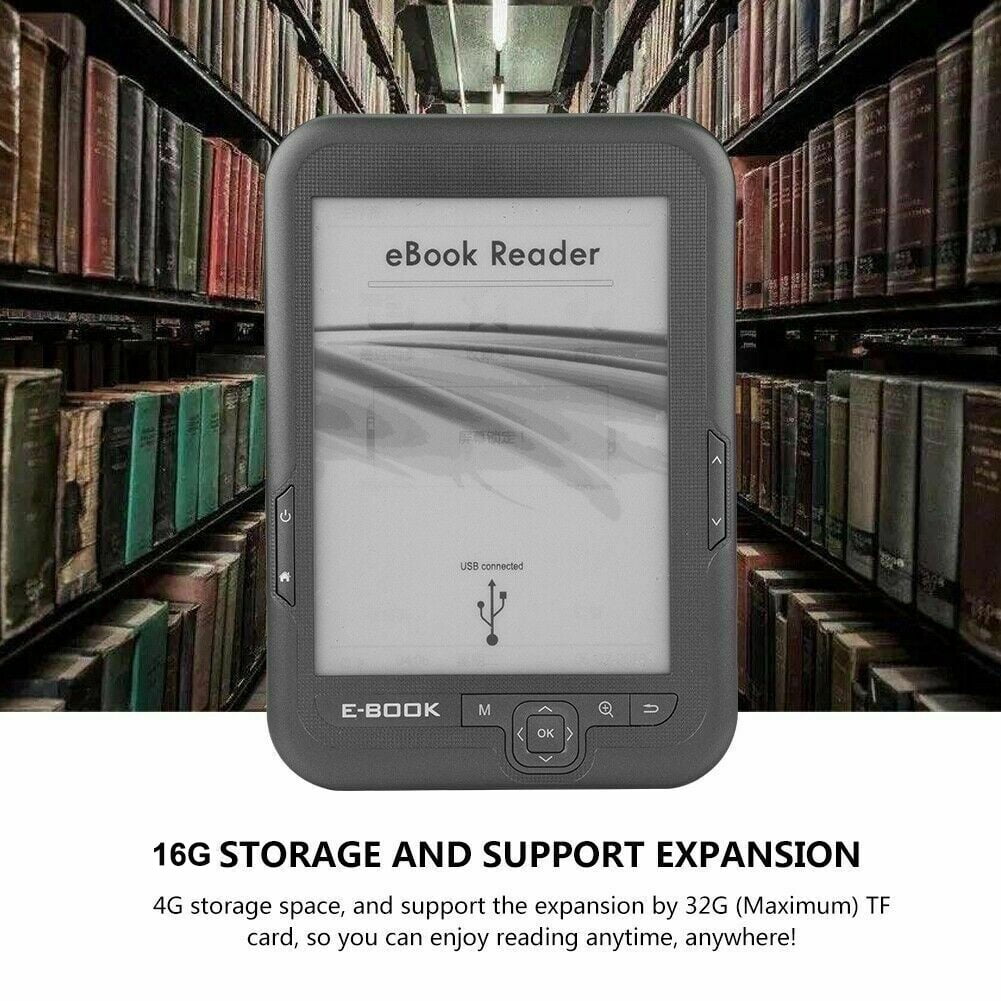 Buy 6 Inch 16GB Ebook Reader E-Ink Capacitive E Book Light Eink Screen ...