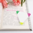 RZDLIZJ Tri-Color Highlighter, 3-in-1 Triangle Highlighter with Pink ...