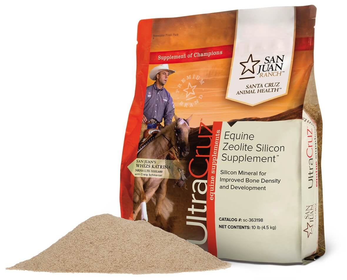 UltraCruz Horse Zeolite Silicon Supplement, Powder, 10 lbs. (25-Day ...