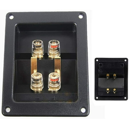 4 Way Speaker Square Box Transparent Terminal Binding Post, DIY Home ...