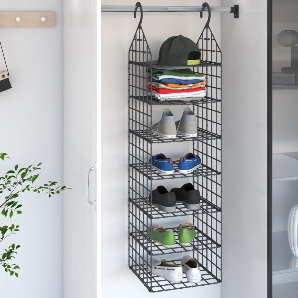 Click here for Vidaxl Hanging Closet Organiser With 7 Shelves 31... prices