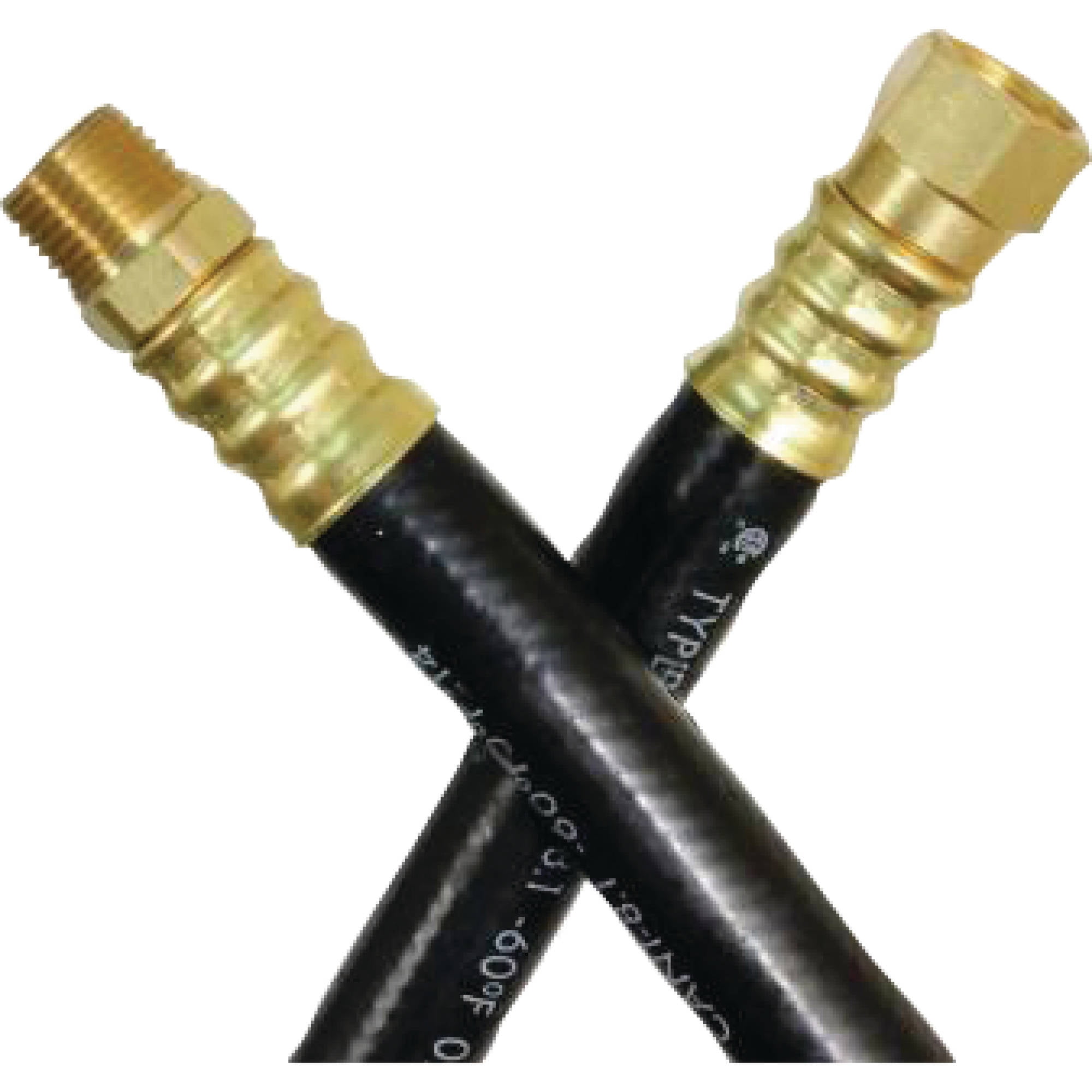 JR Products 07-31395 RV 24" Rubber LP Supply Hose with 3/8" Female ...