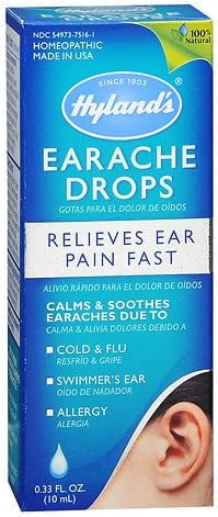 Hyland's Earache Drops 0.33 oz Pack of 2 - Walmart.com