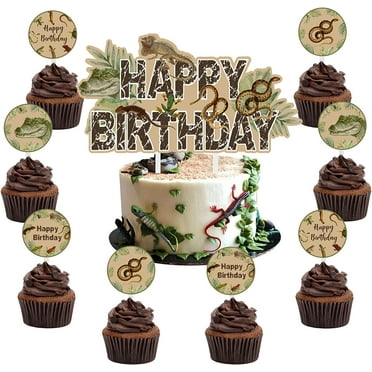 Lizard Theme Party Decorations, Jungle Wild Reptile Animal Party for ...