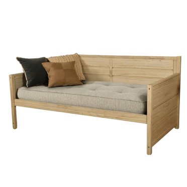 HMD Hemnes Upholstered Twin Daybed, Silver Gray - Walmart.com