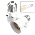 E27 100-240V Light Bulb Socket Adapter with Plug, Screw-in Lamp Holder ...
