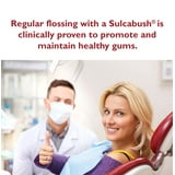 Sulcabrush Dental Brush Handle with Bristle (Pack of 3), Better than ...