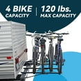 Kojem RV or Camper Trailer Bumper-Mounted Bike Rack for 1-4 Bicycles ...