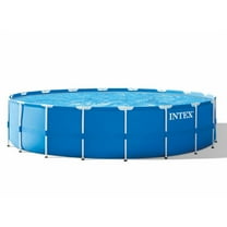Intex 15 Foot x 42 Inch Prism Frame Above Ground Swimming Pool Set with ...