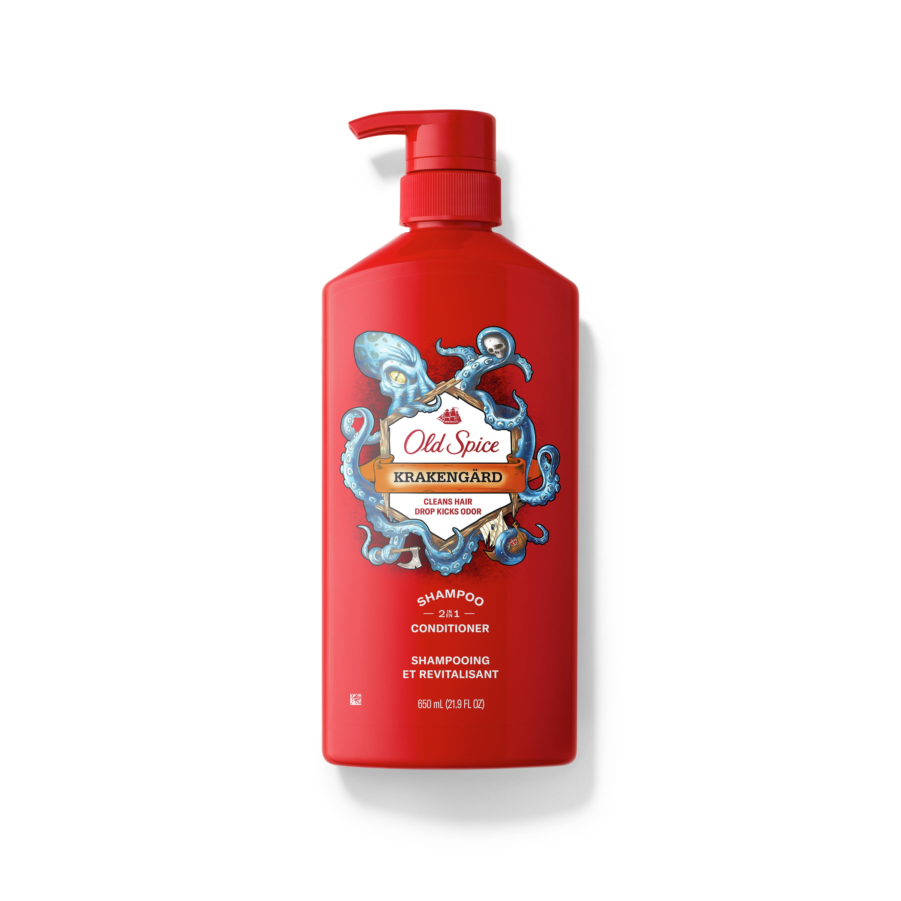Buy Old Spice 2in1 Mens Shampoo and Conditioner, Krakengard, 22 fl oz ...