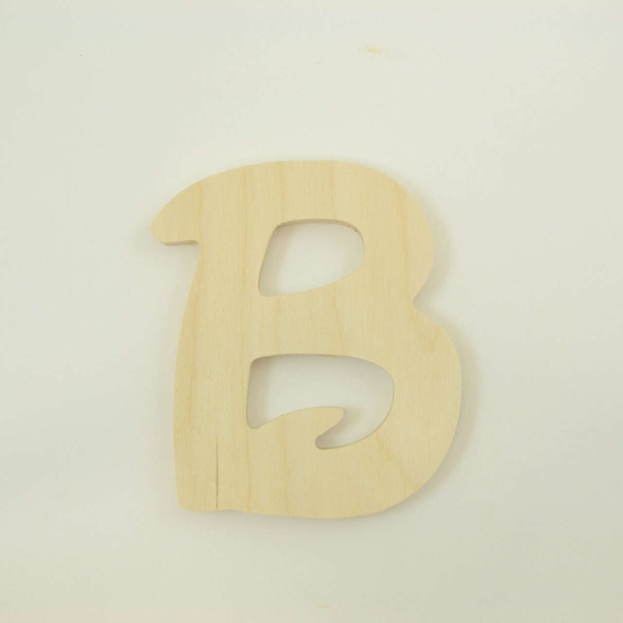 Package of 1, 10 Inch X 1/2" Thickness Baltic Birch Wood Letter B in ...