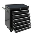 6 Drawer Rolling Trolley, Metal Tool Storage Cabinet Rolling Tool Cart ...