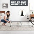 King's Brand Furniture - Plastic Bed Frame Glide Legs to Replace Wheels ...