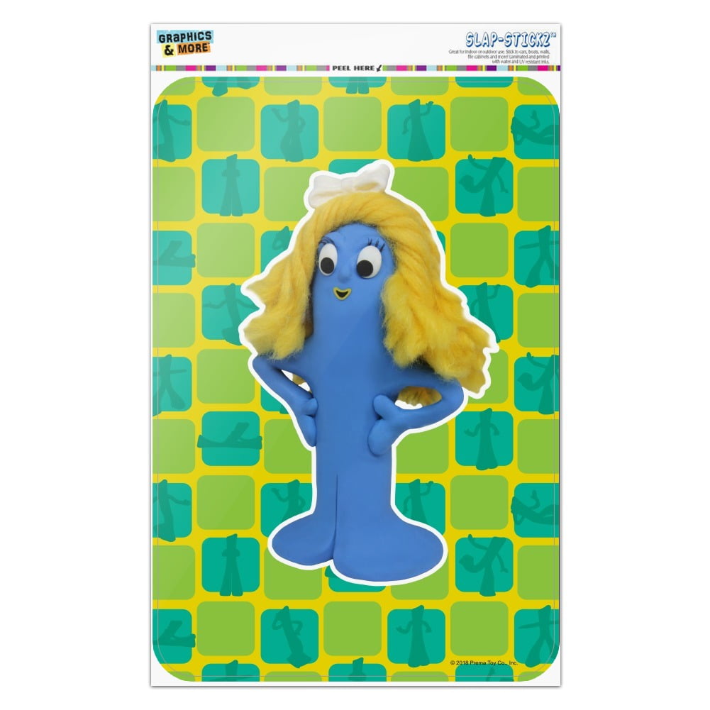 Goo Blue Mermaid Gumby Clay Art Home Business Office Sign - Walmart.com