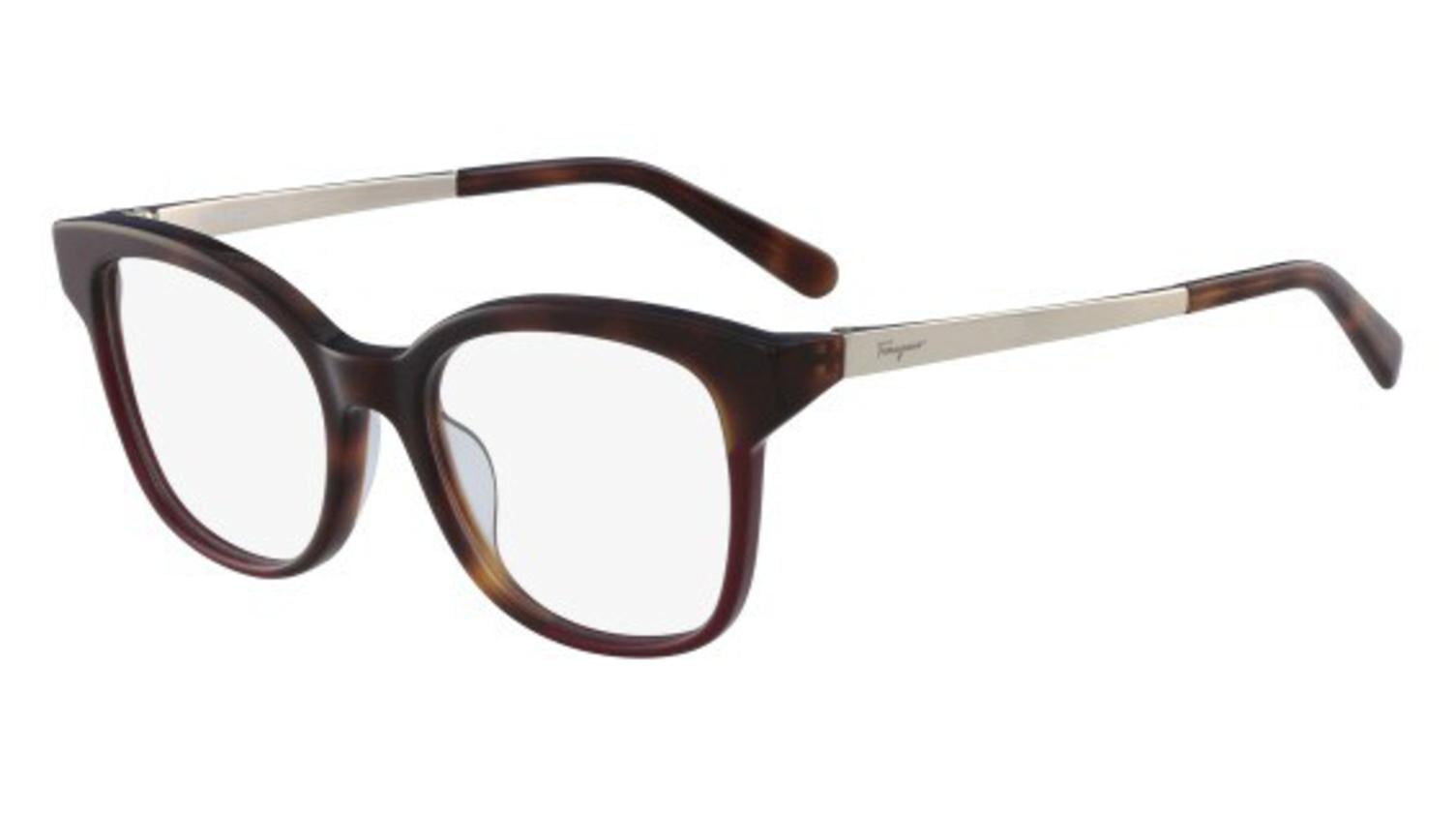 Ferragamo Optical Frames Sf2776 Tortoise Red Women Eyeglasses