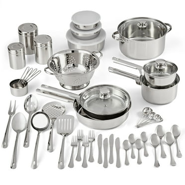 Gibson Home Kitchen In A Box 83-Piece Combo Set, Black - Walmart.com