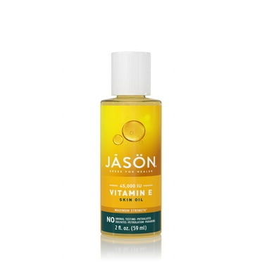 JASON Maximum Strength Vitamin E 45,000 IU, Dry Skin Nourishing Body ...