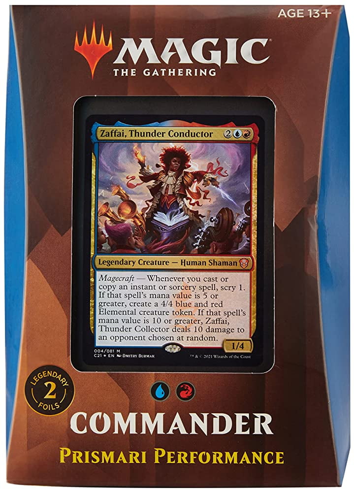 Magic The Gathering Strixhaven Commander Deck Prismari Performance ...
