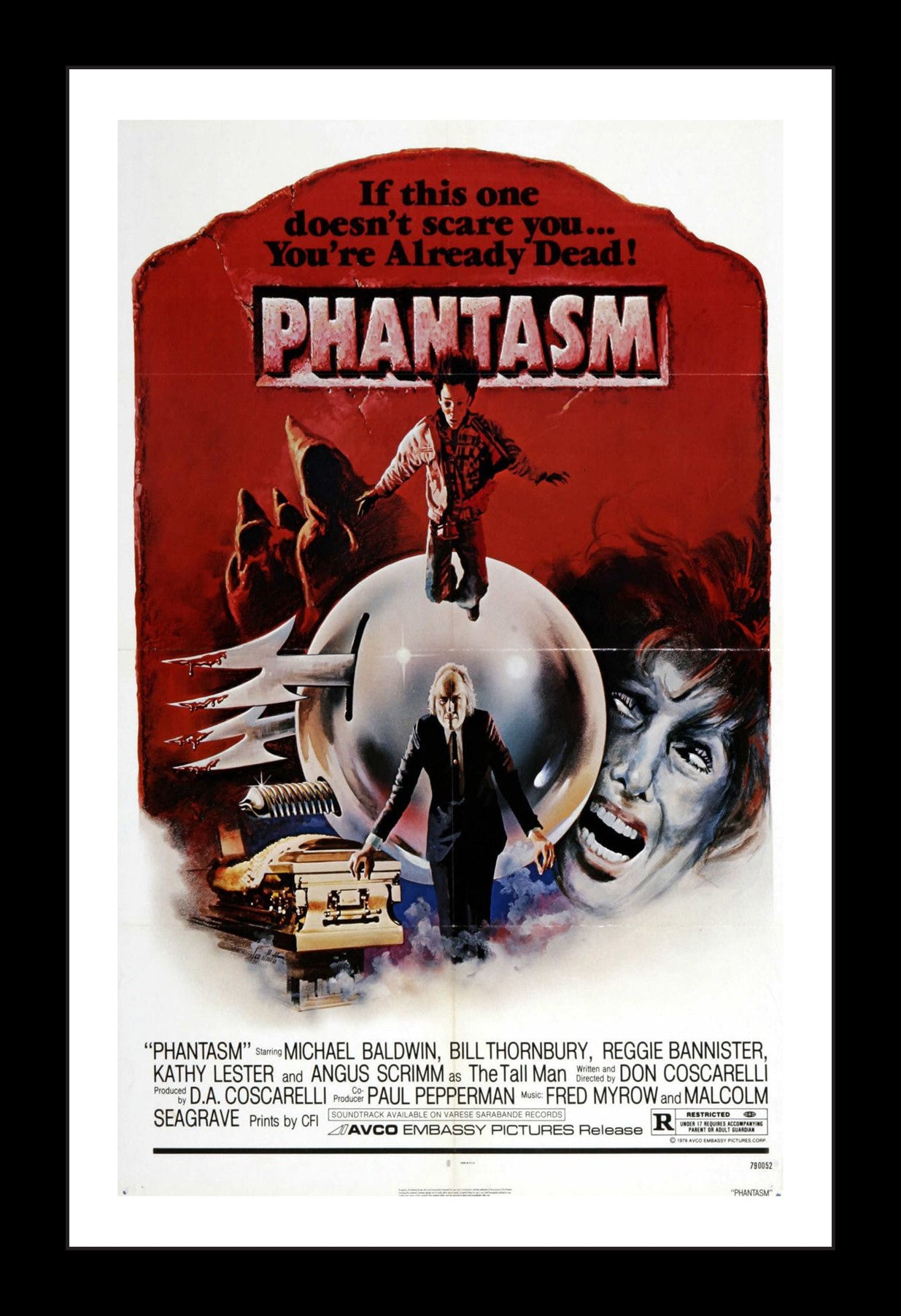 PHANTASM - 11x17 Framed Movie Poster - Walmart.com
