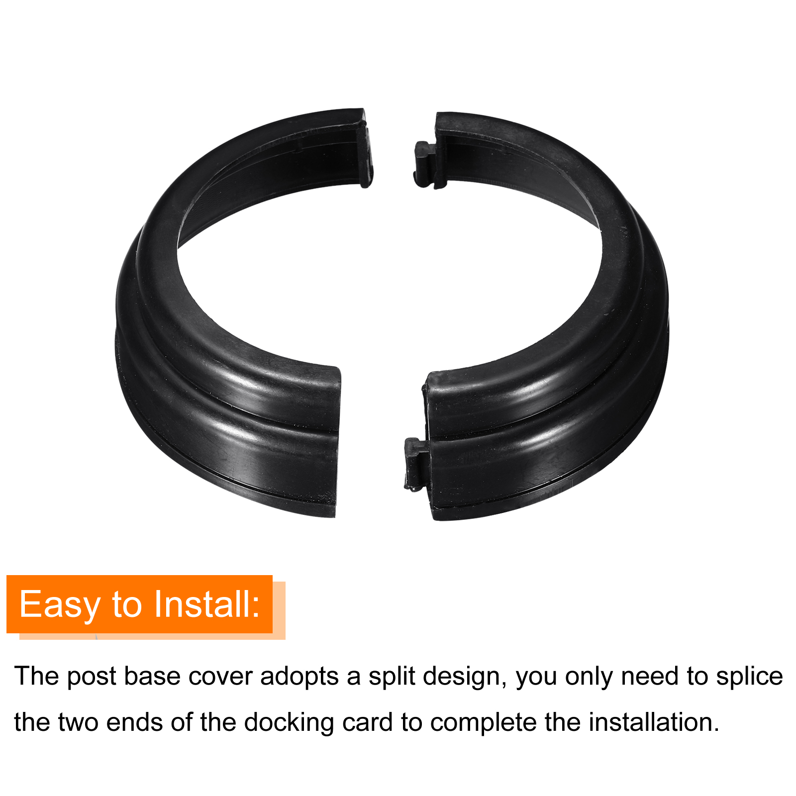 Buy Deck Post Base Cover, 6Pcs Split Style Post Bracket 78mm/3.07 Post ...