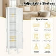 Ktaxon Bathroom Storage Cabinet Narrow Tall, Freestanding Cabinet ...