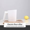 Electric Flour Shifter, 1L Automatic Flour Strainer, Handheld&Portable ...