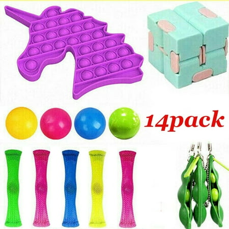 TIK Tok Fidget Toys Pack Stress and Anxiety Relief Sensory Fidget Toys ...