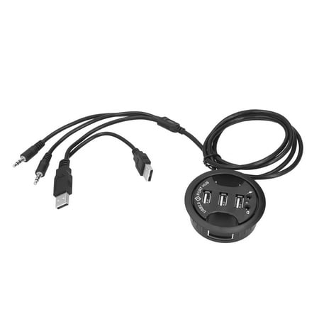 Noref HUB With 3.5mm Audio Hole,3 Port Desktop USB HUB High Speed ...
