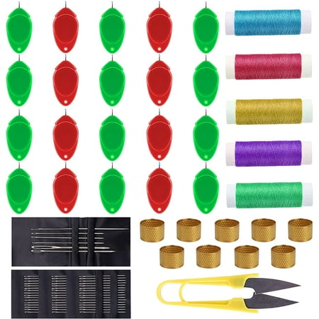 Needle Threader for Hand Sewing 10/20 Pieces, Plastic Wire Loop DIY ...