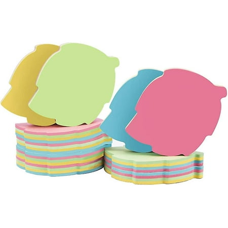 Sticky Notes Leaf Shaped - 10 Pads 76x76mm Self Stick Post Memo Cute ...