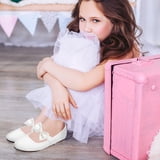 NCCB Girls Dress Shoes Girls Flats with Bowknot Little Big Kid Princess ...