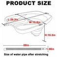 Lkzmdpt Portable Foldable Hair Wash Basin Retractable Shampoo Bowl With Draining Tube Hair