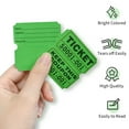L LIKED Raffle Tickets Double Rolls, 1000 per Roll, 50/50 Green ...