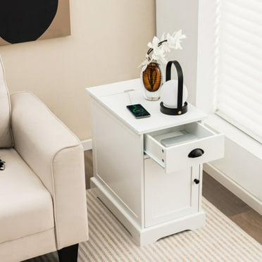 Nantucket End Table with Charging Station in Multiple Colors - Walmart.com