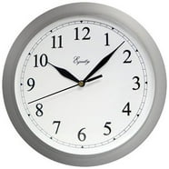Advance Wall Clock, Silver - Walmart.com