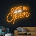 Handmadetneonsign Come In We Are Open Led Sign, Open Neon Sign, Open ...