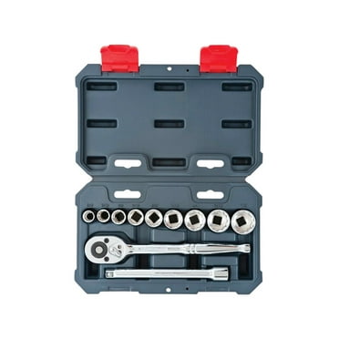 Crescent Assorted in. x 1/4 in. drive Metric and SAE 6 Point Socket ...