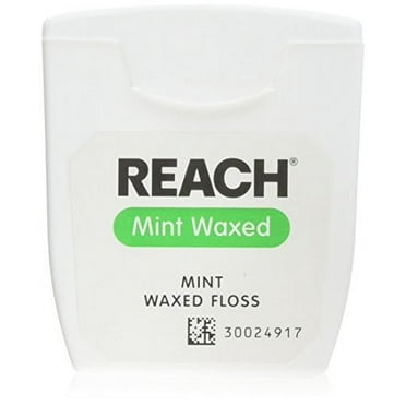 REACH Mint Waxed Dental Floss, 55 Yard - Walmart.com