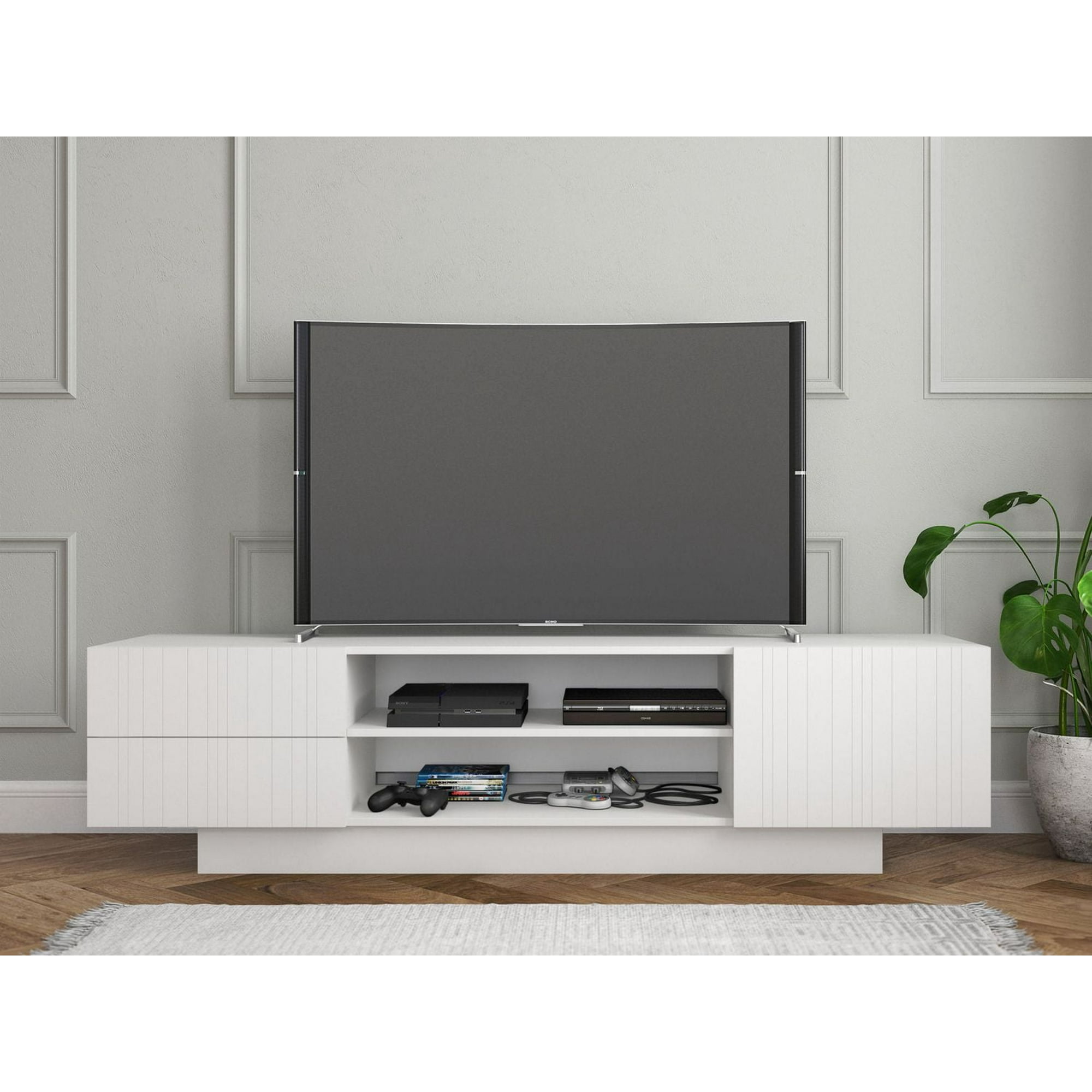 Click here for Nexera Marble 72 Inch Tv Stand  White 72-Inch prices