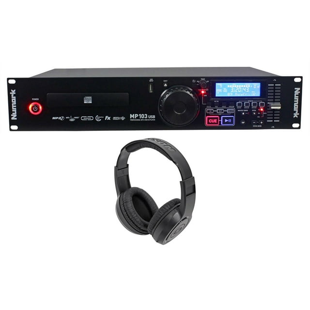 Numark MP103USB Professional Rack Mount DJ CD/MP3 Player w/USB Input ...