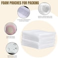 100 Pack 6''x8'' Cushion Foam Pouches, Moving Supplies for Dishes ...