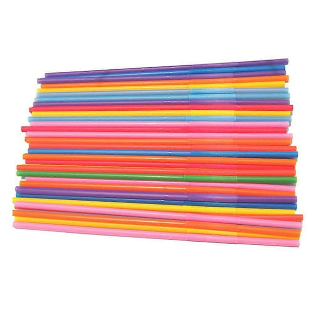 300 pajitas de colores para fiestas, pajitas flexibles para beber ...